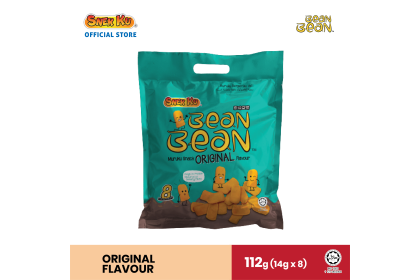 Snek Ku Bean Bean Original Flavoured Snacks (14g x 8 pkts) [EXP: AUG 2025]